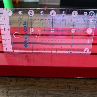 Cute Cut Rectangle Ruler Small Acrylic Quilting Ruler 2.5 in X 4.5 In ...