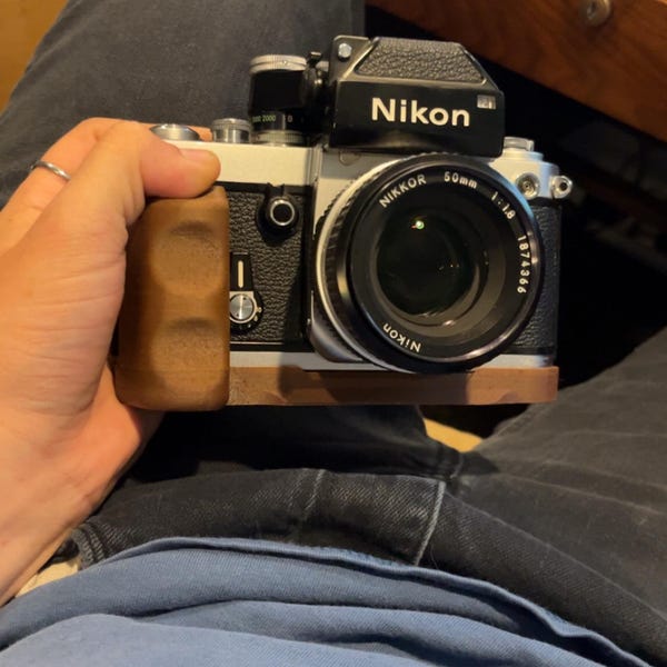 Wood Grip for Nikon F2 With Arca Swiss Mount | 3D Printed Wood | - Etsy ...