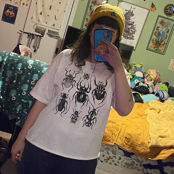 Mushroom Slug Forest Bug Screen Printed Tshirt - Etsy