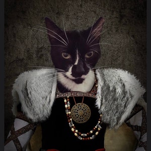 Custom Viking Pet Portrait . Viking Portrait . Viking Pet Portrait ...