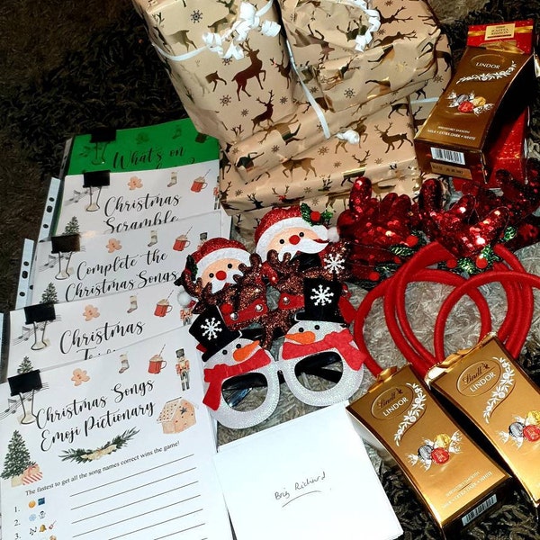 12 Christmas Games Bundle, Christmas Games, Family Christmas Games ...