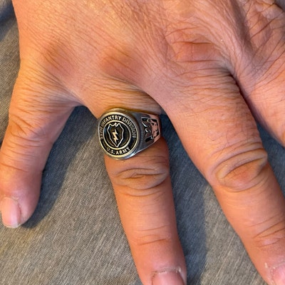 16TH Military Police Brigade Insignia Ring MP Service Ring Military ...