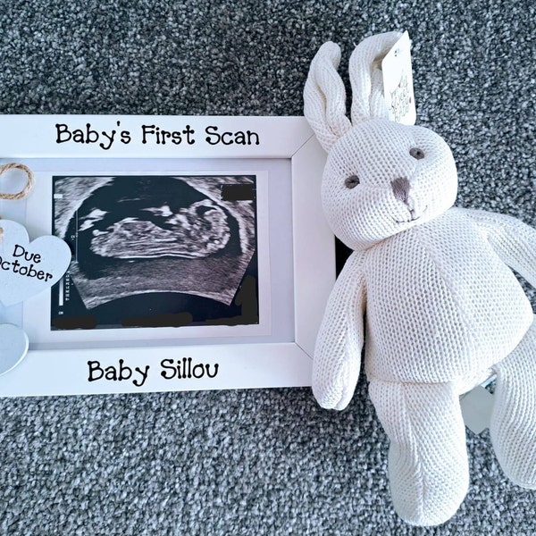 Personalised Baby First Scan Ultrasound Photo Frame New Parents ...