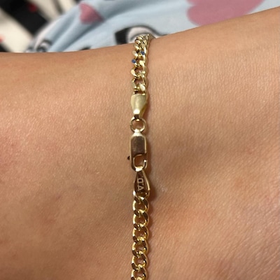 14K Gold Palm Chain Necklace, Wheat Foxtail Palm, Franco Chain Necklace ...