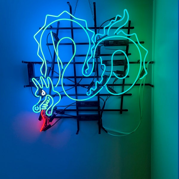 White Dragon Real Neon Sign Scaled Replica From Blade Runner - With ...