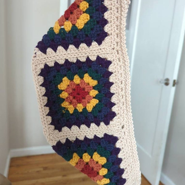 Granny Square Crossbody Bum Bag Crochet Pattern, Crochet Fanny Pack ...