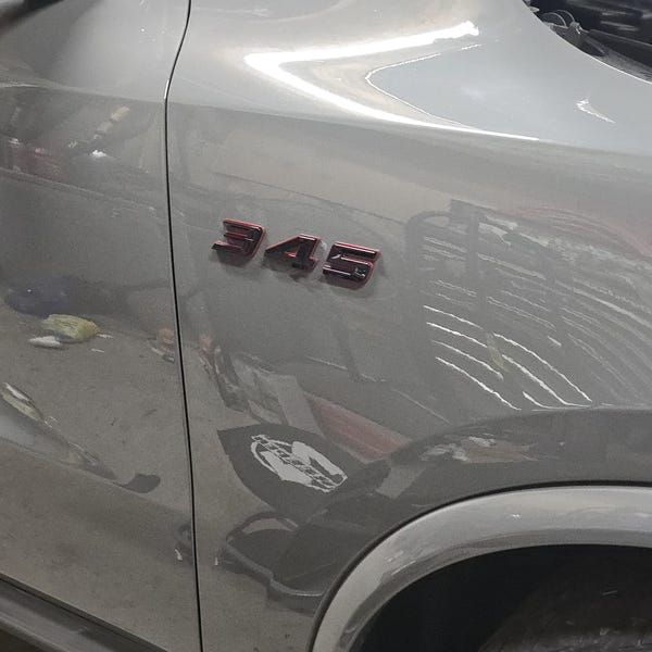 392 Fender Badges Emblem Angry Aggressive Car Badge | 2 BADGES | 345 3D ...