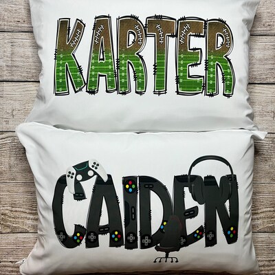 Football Alphabet Letters PNG Bundle, Grid Iron Sports Doodle Letters ...