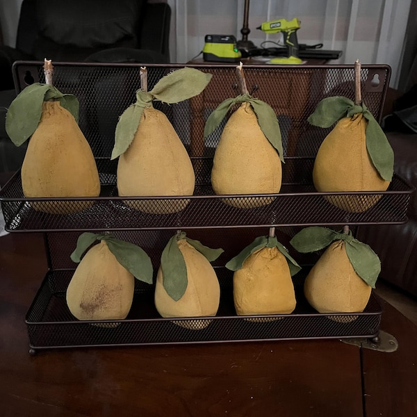 PATTERN Primitive Fall Harvest Pears PATTERN, PDF Pattern - Etsy