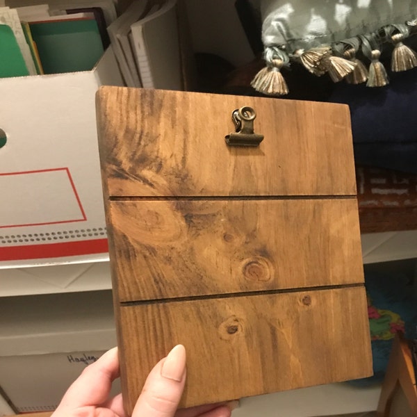 Shiplap Style Rustic Clip Frames, 8x10/5x7/4x6 Photo, Wall Decor ...