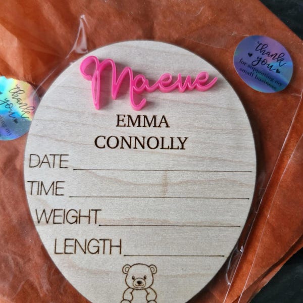 Personalised Wooden Family Tree, Free Standing Tree With Hearts, Mother ...