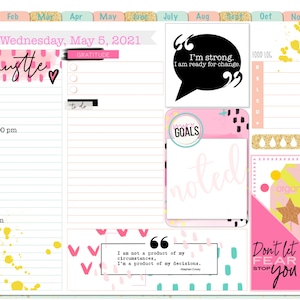 Pink Academic Notebook by Luxbook Digital Notebook Student | Etsy