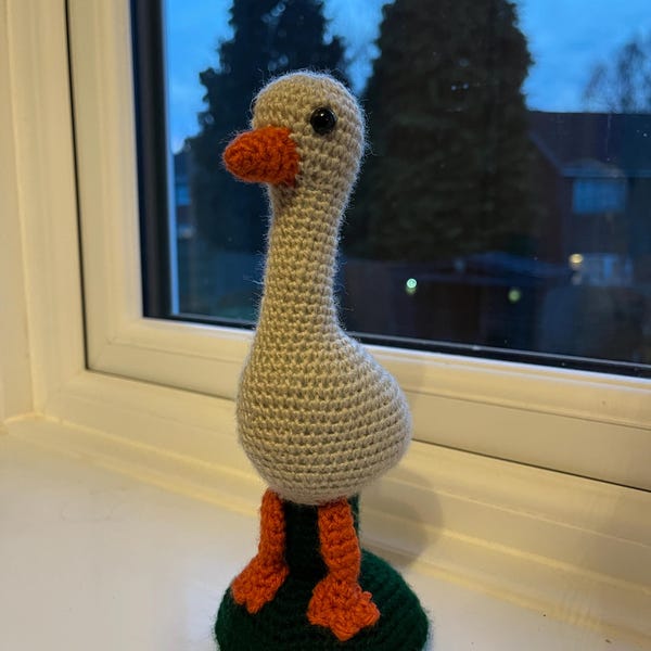 PATTERN ONLY! Crochet Desk Goose Valentine's Accessories Set Pdf ...