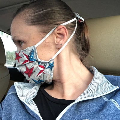 Best Mask for Hearing Aids, Over the Head, One Size Fits All, Made in ...