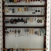 18 Earring Holder Slats Iorganize® DIY Organizer 9 Colors 3 Styles ...