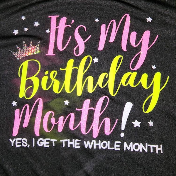 It's My Birthday Month SVG, Funny Birthday SVG, Birthday Queen SVG ...