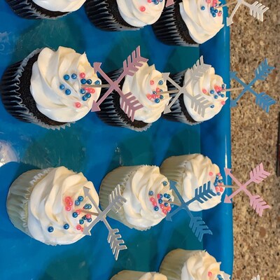 Boho Theme Cupcake Toppers - Etsy