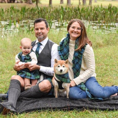 Thompson Tartan Pinafore Dress and Hair Bow - Etsy