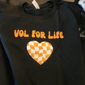 TN Checkerboard Sweatshirt / University of Tennessee Womens Sweatshirt ...