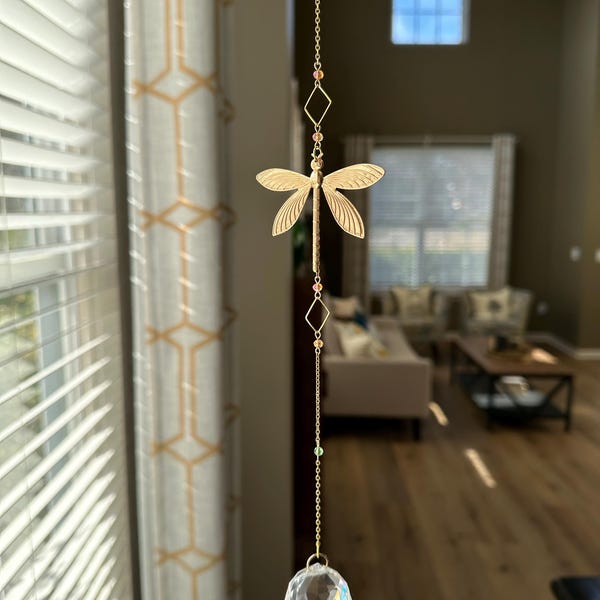 Sun Catcher, Suncatcher, Light Catcher, Crystal Decor, Handmade ...