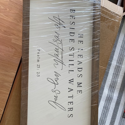 Christian Bible Verse Wood Sign Wall Art - Etsy