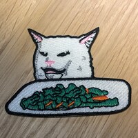 Smudge the Table Cat Meme Salad Patch Embroidered Iron on AD8 - Etsy Canada