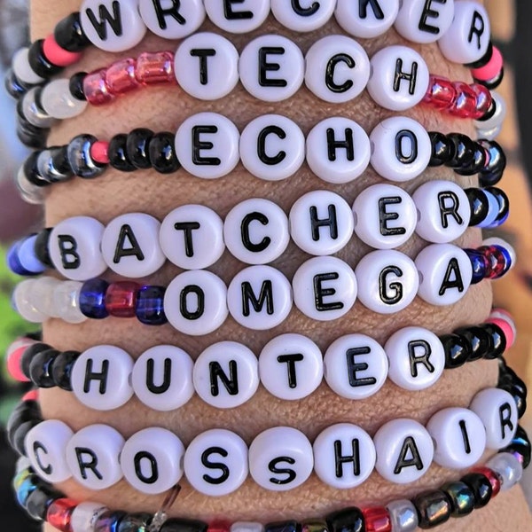 Tech Binary Code Bracelet Tech Bad Batch Bracelet Clone Force 99 ...
