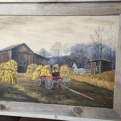 Cornerblock Frame in Rust Farmhouse Picture Frame Wood Picture Frame - Etsy