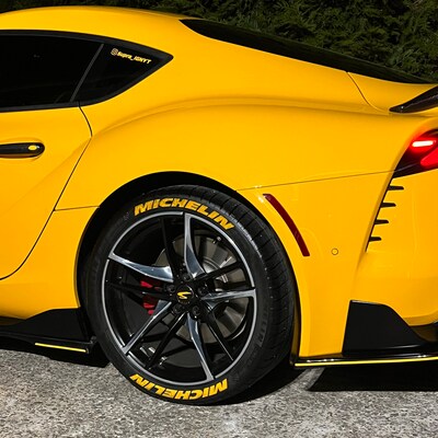 Tire Lettering Michelin Full Beyaz New Model Permanent Tire Stickers 1 ...