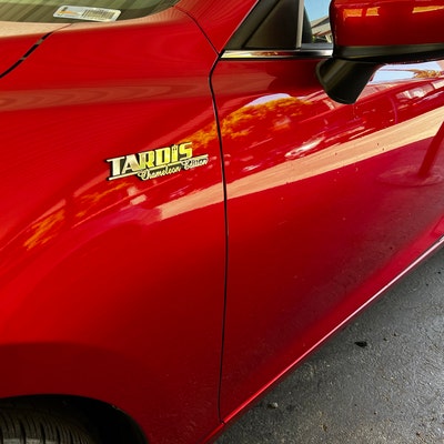 TARDIS Chameleon Edition Dr Who Car Emblem Chrome Plastic Not a Decal ...