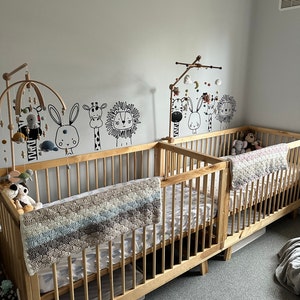 Zebra Rabbit Giraffe Lion Nursery Wall Decal Room Decor Vinyl - Etsy