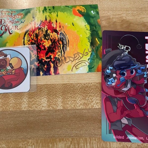 Gildedguy Sticker Sheet Clear / Die Cut / All Characters - Etsy