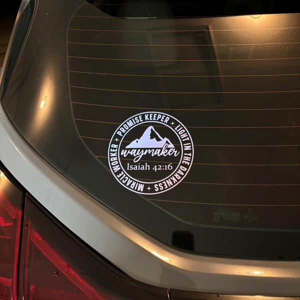 Christian Car Decals - Etsy