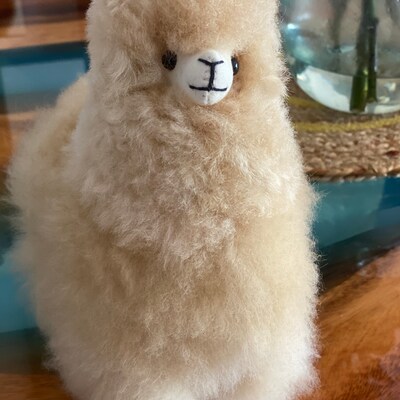 Alpaca Fur Toy Handmade Extremely Soft / Alpaca Stuffed Animal Plush ...