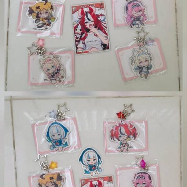 Hololive ID | Acrylic Keychains & Stickers - Etsy