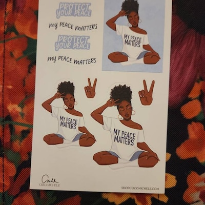 Printable Daily Planner With African American Illustration - Etsy