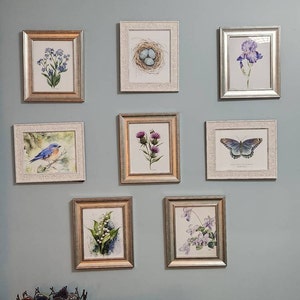 Garden Alphabet Watercolor Nursery Art Garden ABC Print Playroom Decor ...