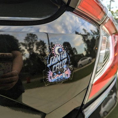 Santa Monica Airlines Natas Screaming Panther Skateboard Sticker 6 ...