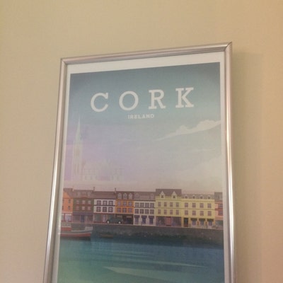 CORK IRELAND ART Cork Travel Poster Cobh Day View River - Etsy