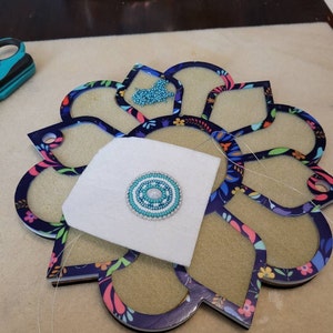 Magnolia Flower Pellon Felt Beading Inlay Design - Etsy