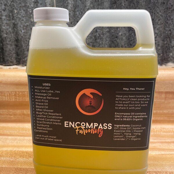 All Natural Encompass Oil - Natural Skin Care Moisturizer Oil for Body ...