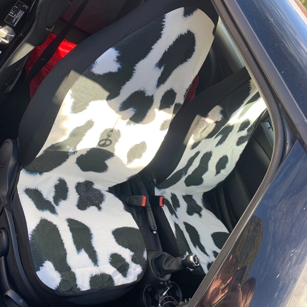 Cow Car Seat Covers for Cars Seats Cow Print Seat Cover Automobile Seat ...