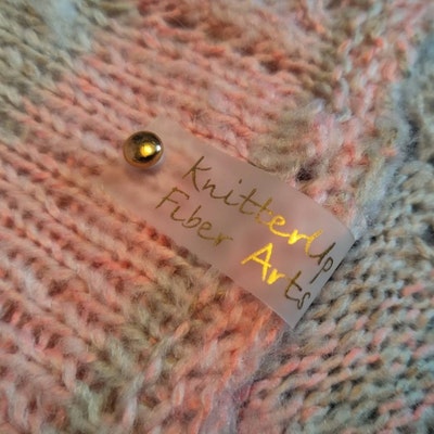 Personalized Knitting Silicone Tags , Silicone Label, Knitting Tag ...