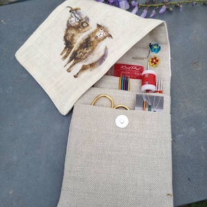 Project Bag. Work in Progress Project Bag With Zipper. Large. | Etsy