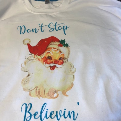 Retro Santa Printable, Sublimation Graphic Designs, Christmas Printable ...