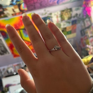 Adjustable Peace Sign Toe Ring Sterling Silver Adjustable Toe - Etsy