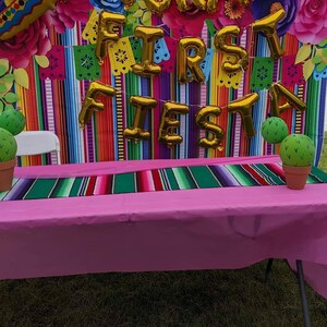 First Fiesta Balloons First Fiesta Decorations Fiesta First Birthday ...