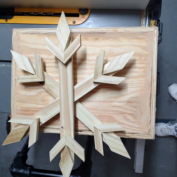 Both Plans! 3 and 2 Large Snowflakes (16") From One Picket, One Picket ...