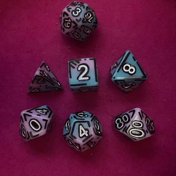 Borderlands Inspired Lilith **extra Dice** Dnd/dungeons and Dragons/rpg ...