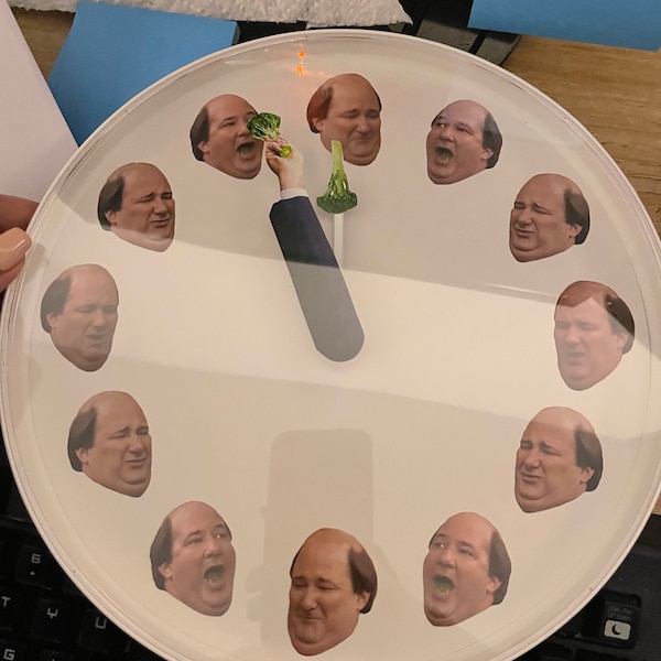 Kevin Malone Broccoli Clock - the Office Funny Gag Gift Decor - Etsy